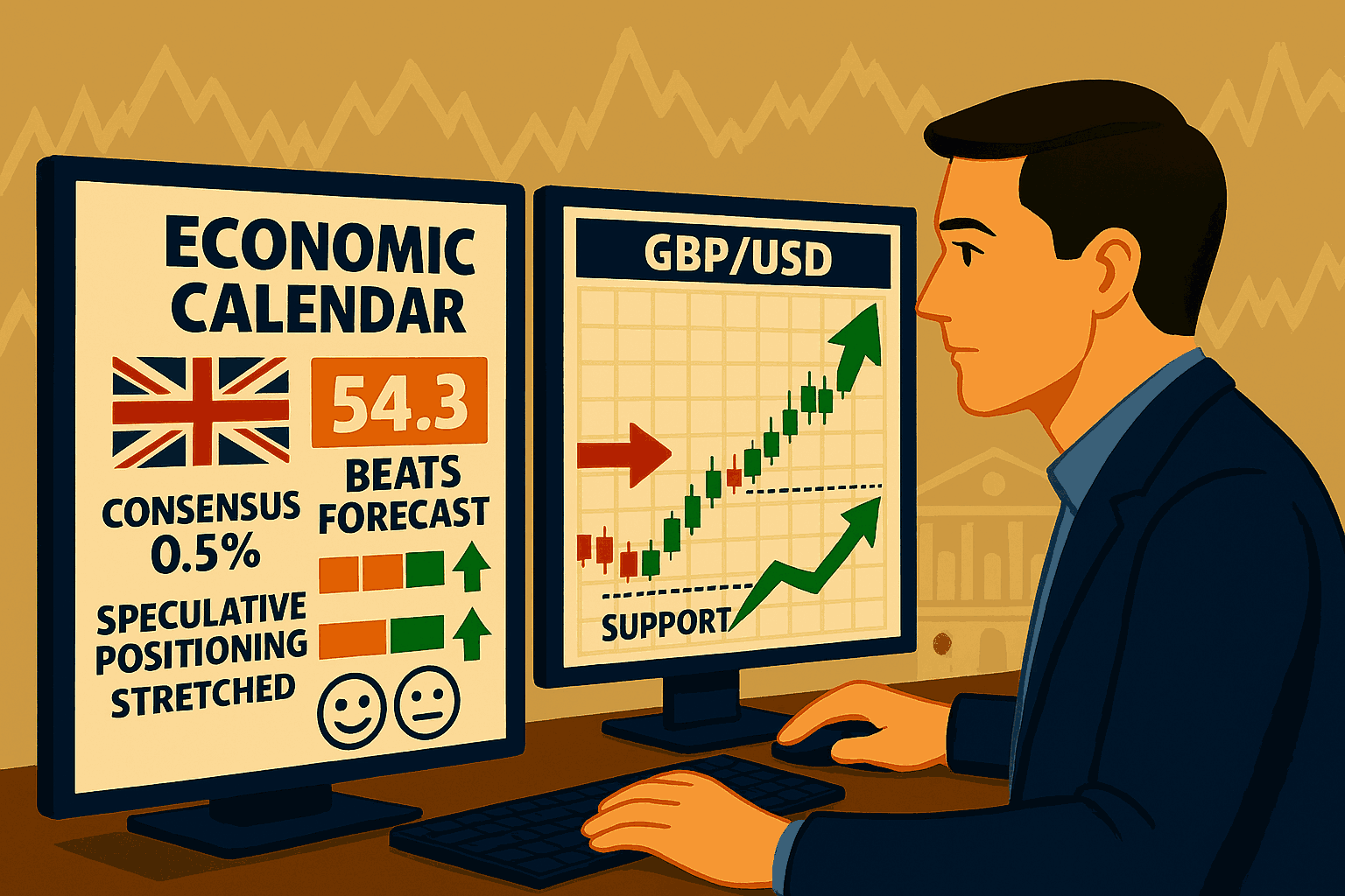 Decoding Sterling Spikes: CPI, PMI & Surprise Data Moves